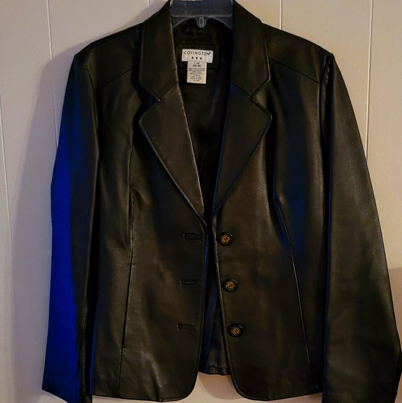 Covington | Jackets & Coats | Covington Women Leather Jacket | Poshmark